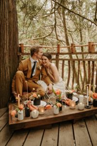 PNW Cabin Styled Elopement | TreeHouse Point