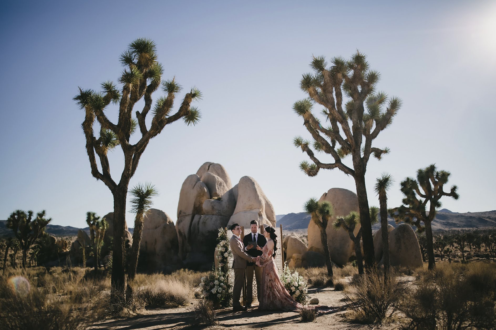 Boho Elopement in the Desert | Joshua Tree National Park